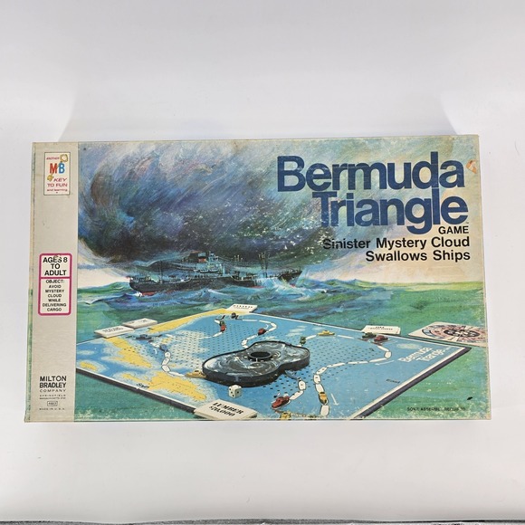 Milton Bradley | Games | Vintage 976 Bermuda Triangle Board Game Milton ...